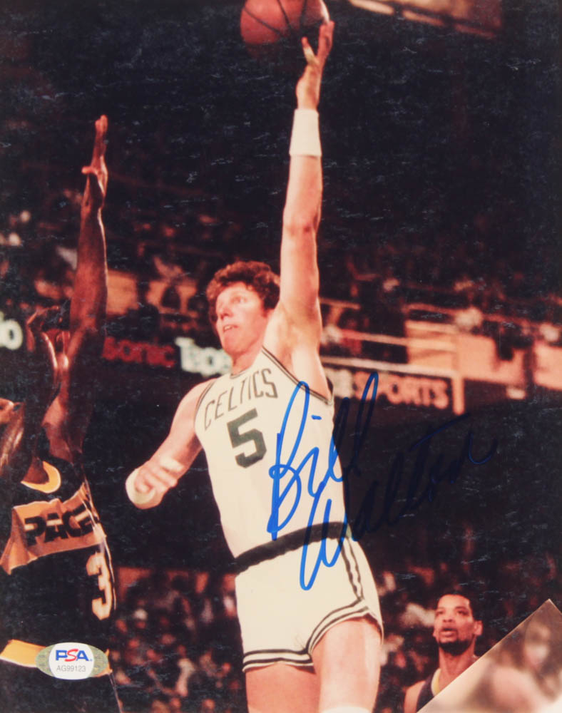 Bill Walton Signed Celtics 8x10 Photo (PSA COA) | Pristine Auction