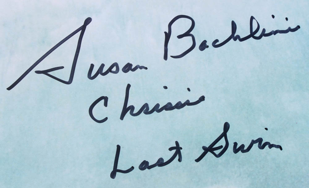 Susan Backlinie Signed "Jaws" 24x36 Movie Poster Inscribed "Chrissie ...