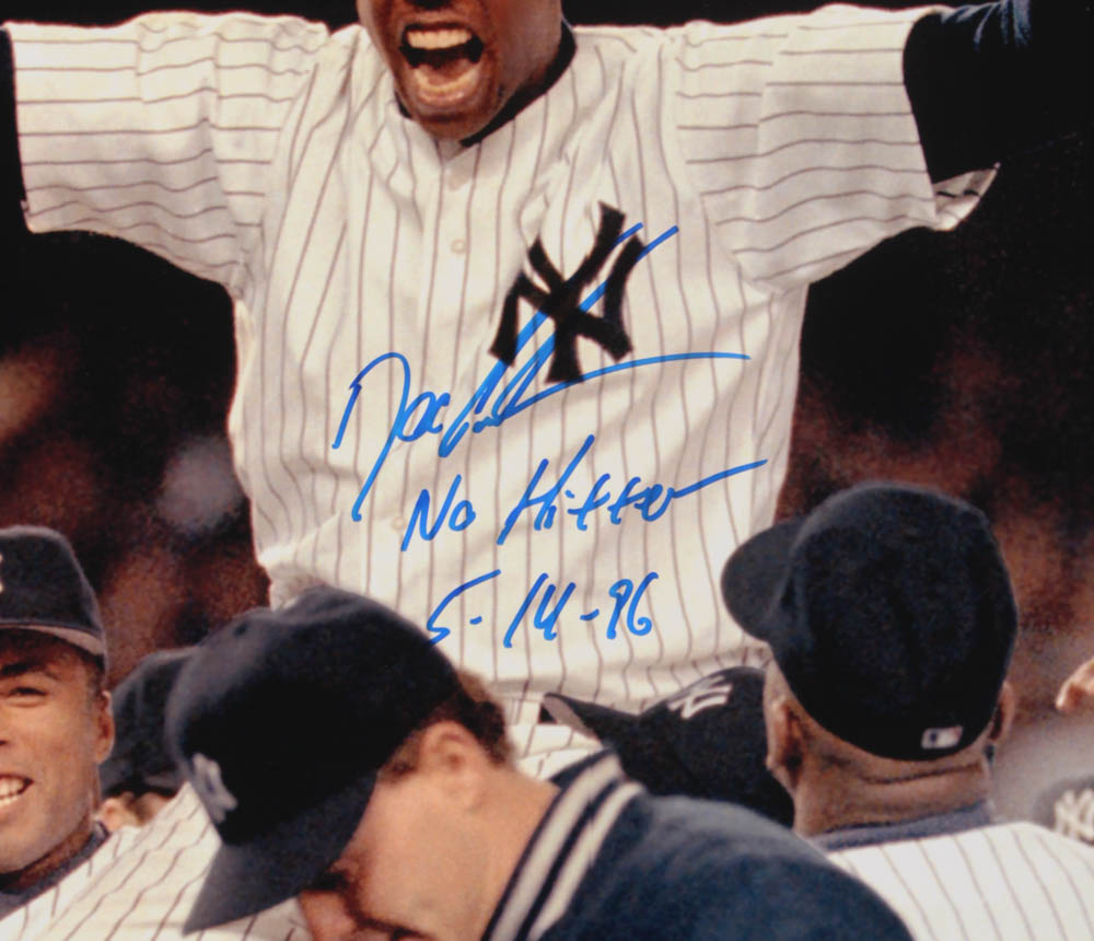 Doc Gooden Signed Yankees 16x20 Photo Inscribed "No Hitter 5-14-96 ...