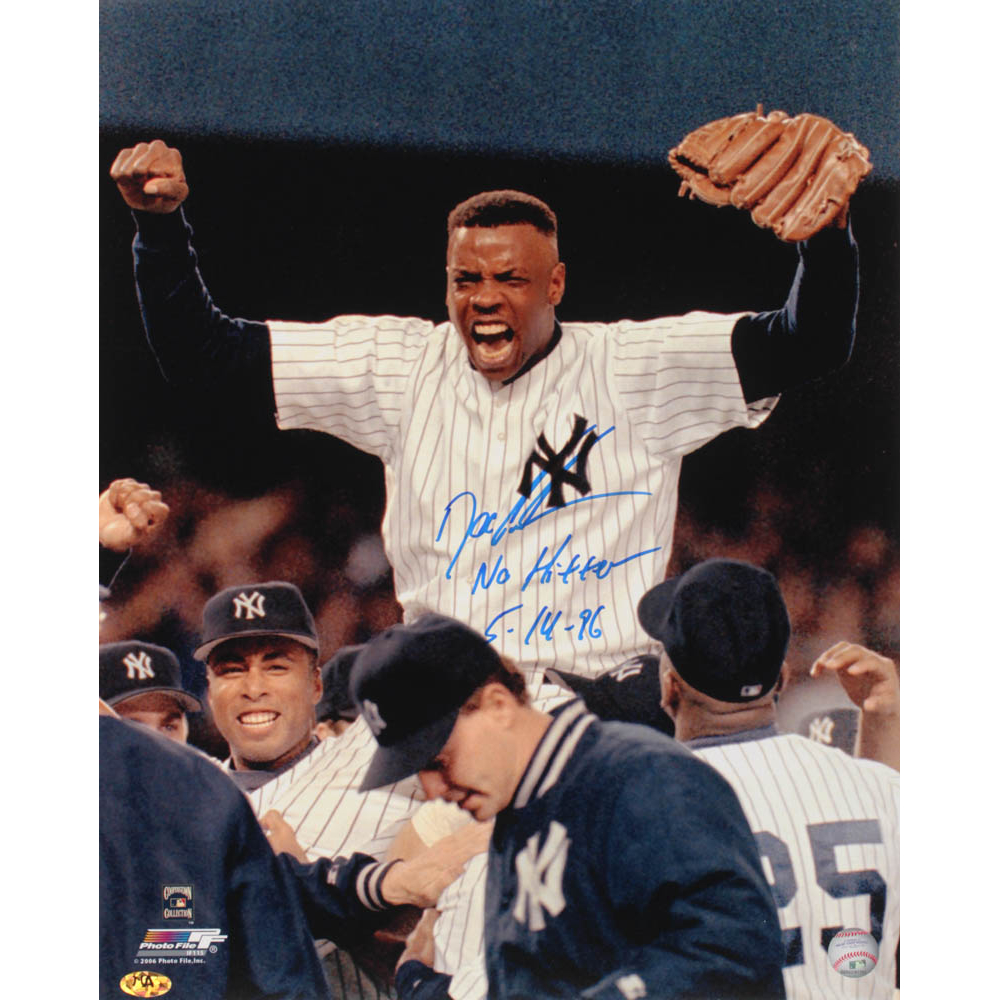 Doc Gooden Signed Yankees 16x20 Photo Inscribed "No Hitter 5-14-96 ...