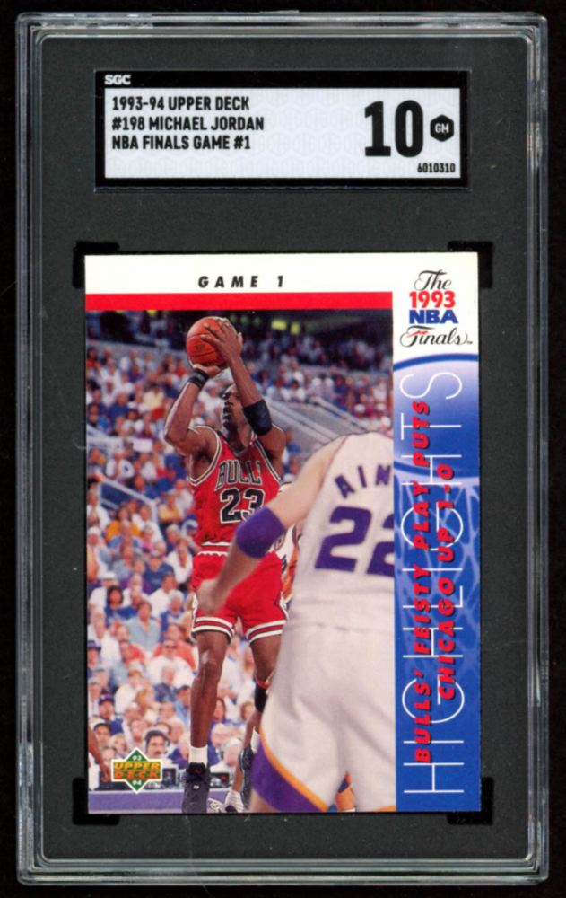Michael Jordan 1993-94 Upper Deck #198 FIN (SGC 10) | Pristine Auction