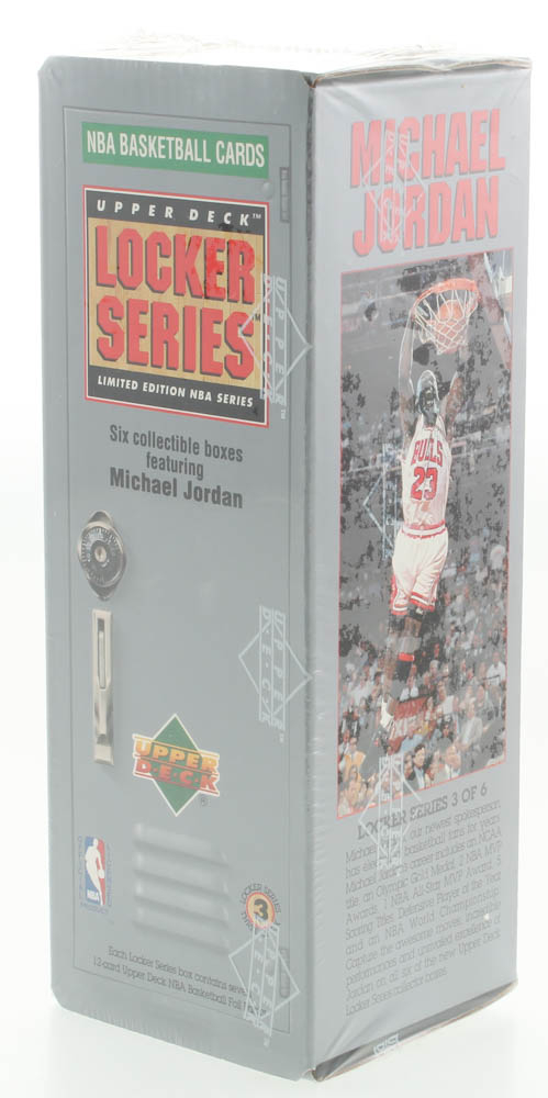 1991 Upper Deck NBA Michael Jordan Locker Series 3 Box with (7) Packs ...