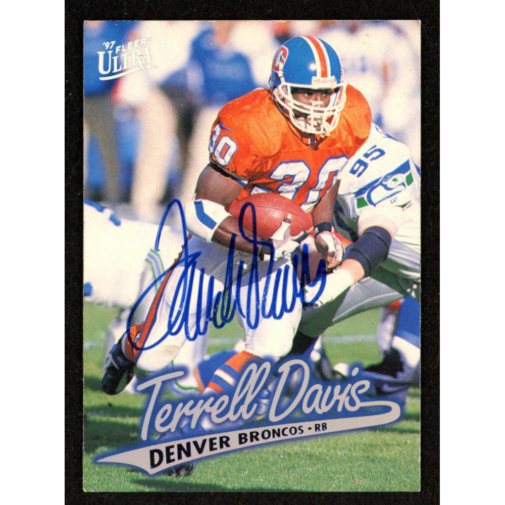 Terrell Davis Signed 1997 Ultra #19 (JSA COA) | Pristine Auction