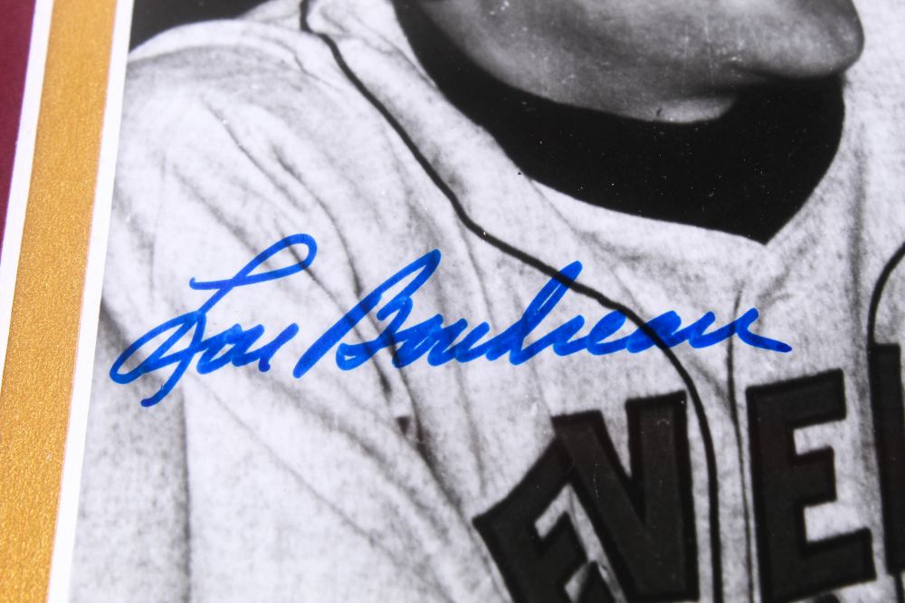 Bob Feller & Lou Boudreau Signed Indians 13x16 Custom Framed Photo ...