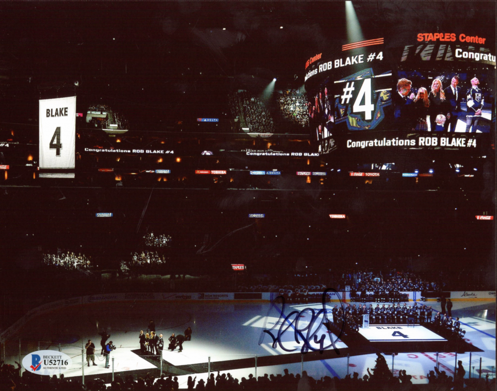 Rob Blake Signed Kings 8x10 Photo (Beckett COA) | Pristine Auction