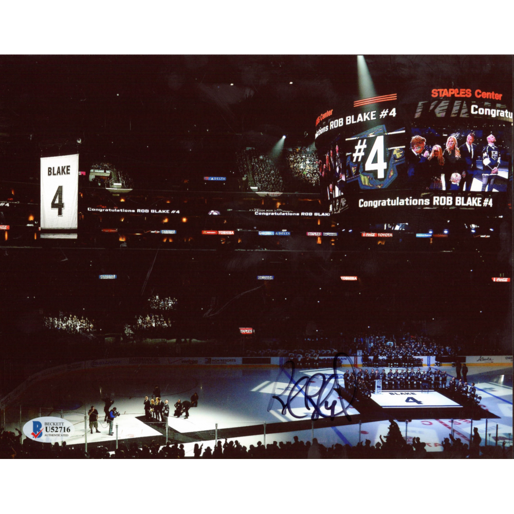 Rob Blake Signed Kings 8x10 Photo (Beckett COA) | Pristine Auction