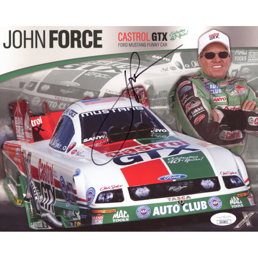 John Force Signed 8x10 Photo (JSA COA) | Pristine Auction