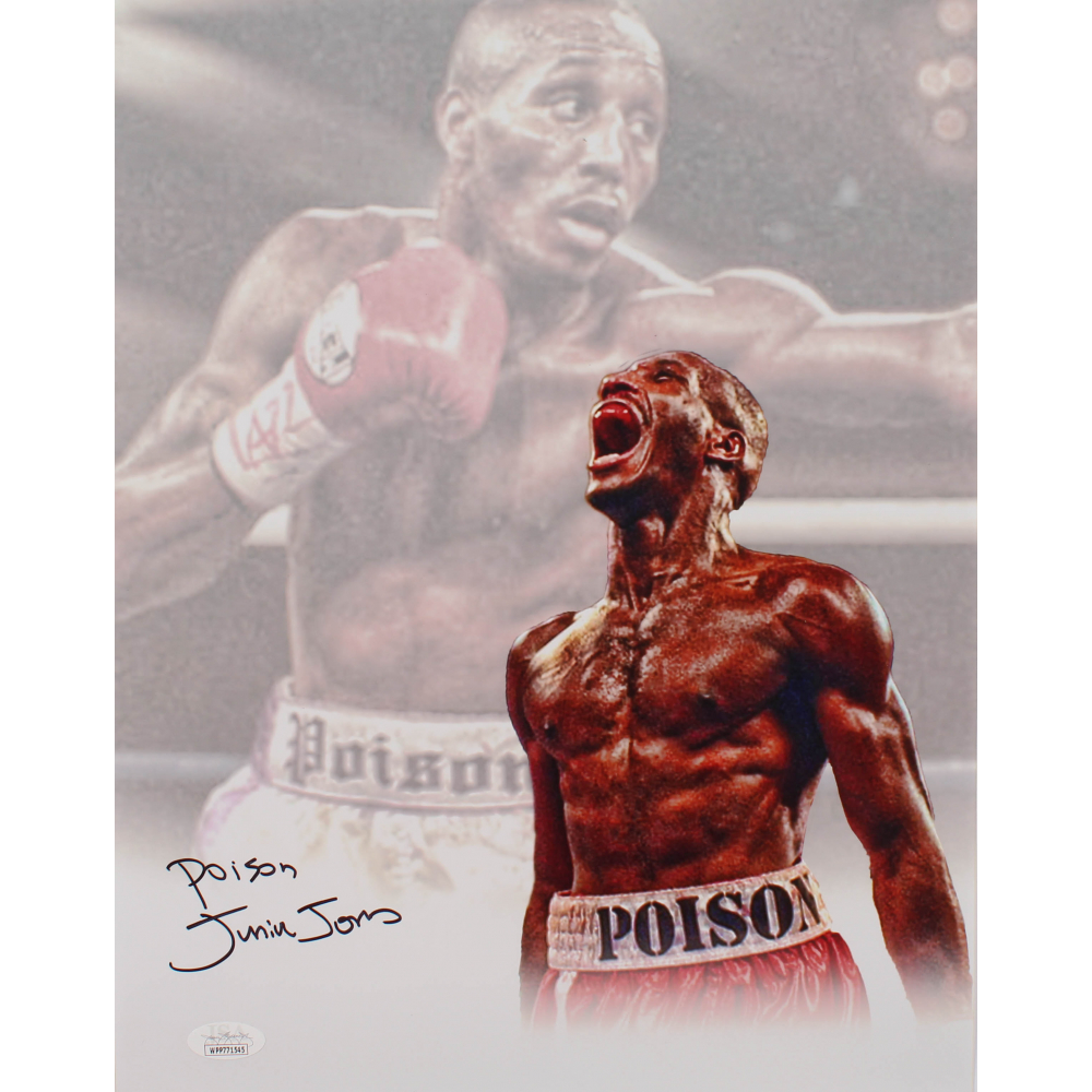 Junior "Poison" Jones Signed 11x14 Photo (JSA Hologram) | Pristine Auction