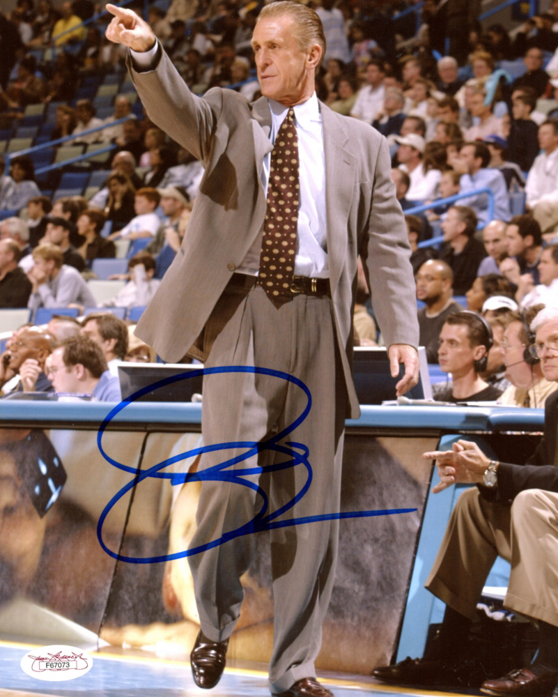 Pat Riley Signed Heat 8x10 Photo (JSA COA) | Pristine Auction