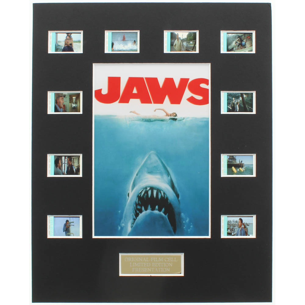 "Jaws" LE 8x10 Custom Matted Original Film / Movie Cell Display ...