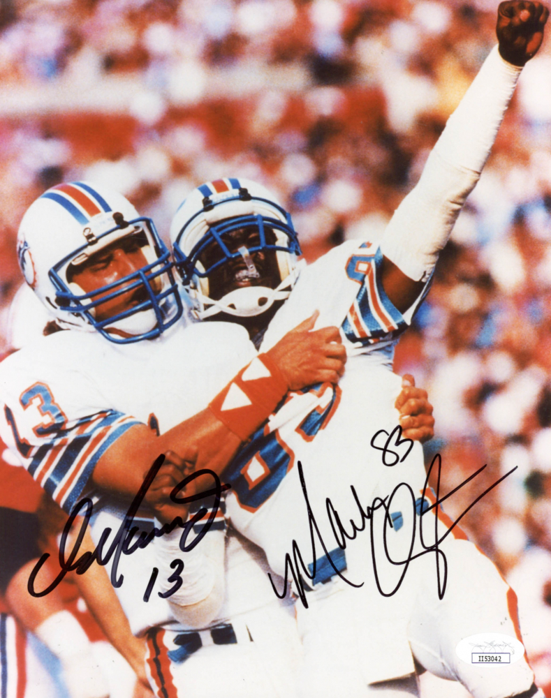 Dan Marino & Mark Clayton Signed Dolphins 8x10 Photo (JSA COA ...