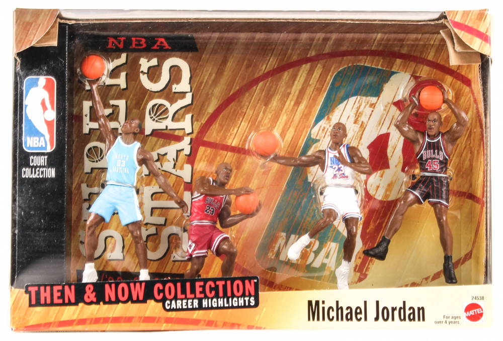 Set of (4) Michael Jordan Mattel NBA Court Collection "Super Stars ...
