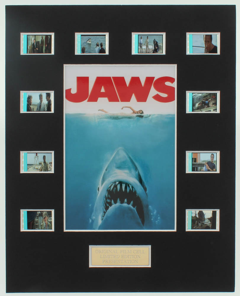 "Jaws" LE 8x10 Custom Matted Original Film / Movie Cell Display ...