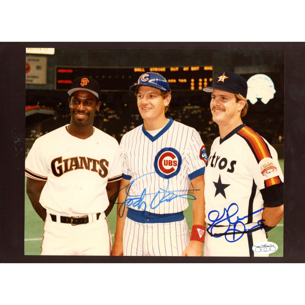 Glenn Davis & Jody Davis Signed 8x10 Photo (JSA SOA) | Pristine Auction