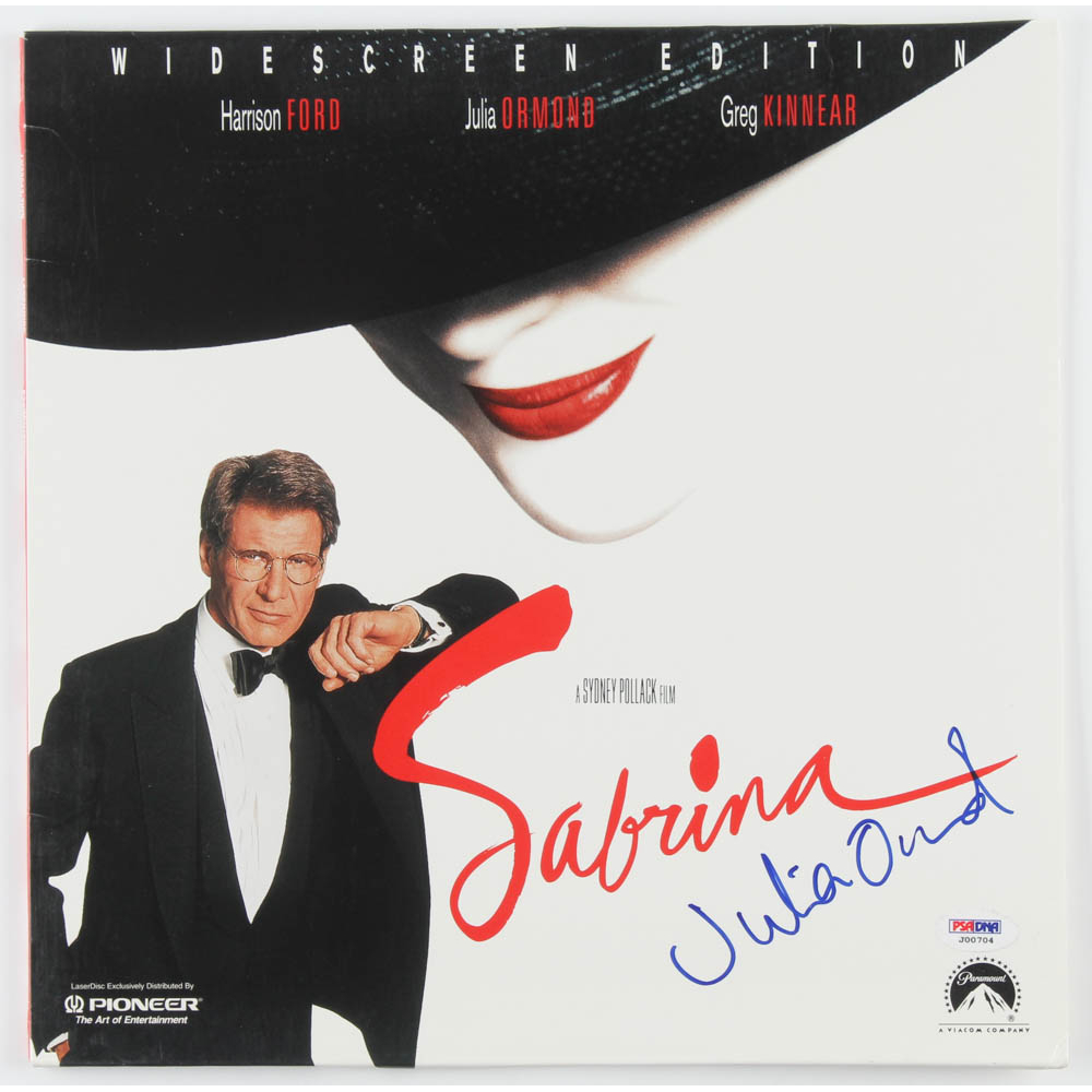 Julia Ormond Signed "Sabrina" Vinyl Record Album Cover (PSA) | Pristine ...