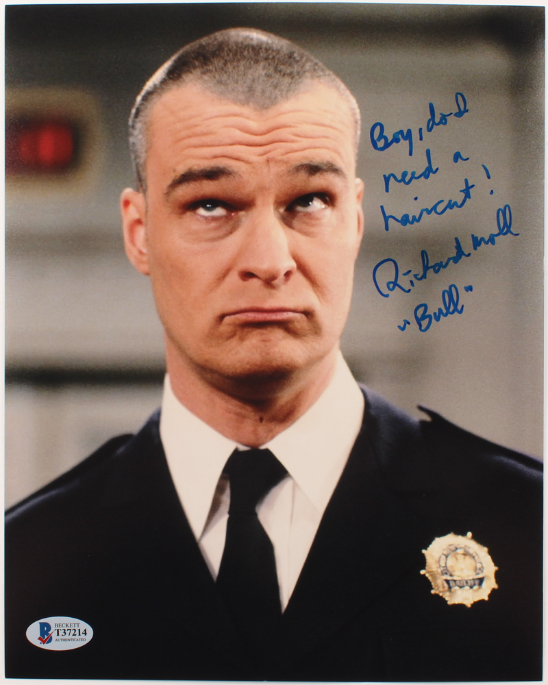 Richard Moll Signed "Night Court" 8x10 Photo Inscribed "Boy, Do I Need ...