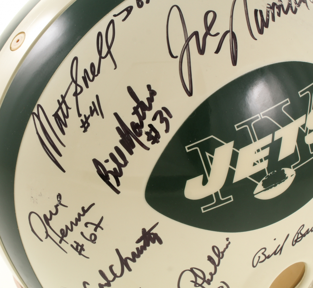 1969 Super Bowl Champions Jets Full-Size Authentic On-Field Helmet ...