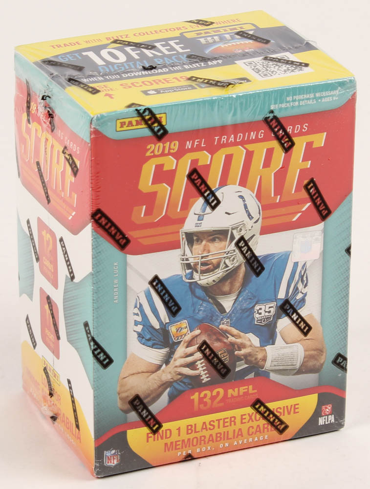 2019 Panini Score Football Blaster Box with (11) Packs | Pristine Auction
