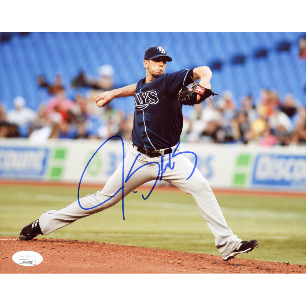 James Shields Signed Rays 8x10 Photo (JSA COA) | Pristine Auction