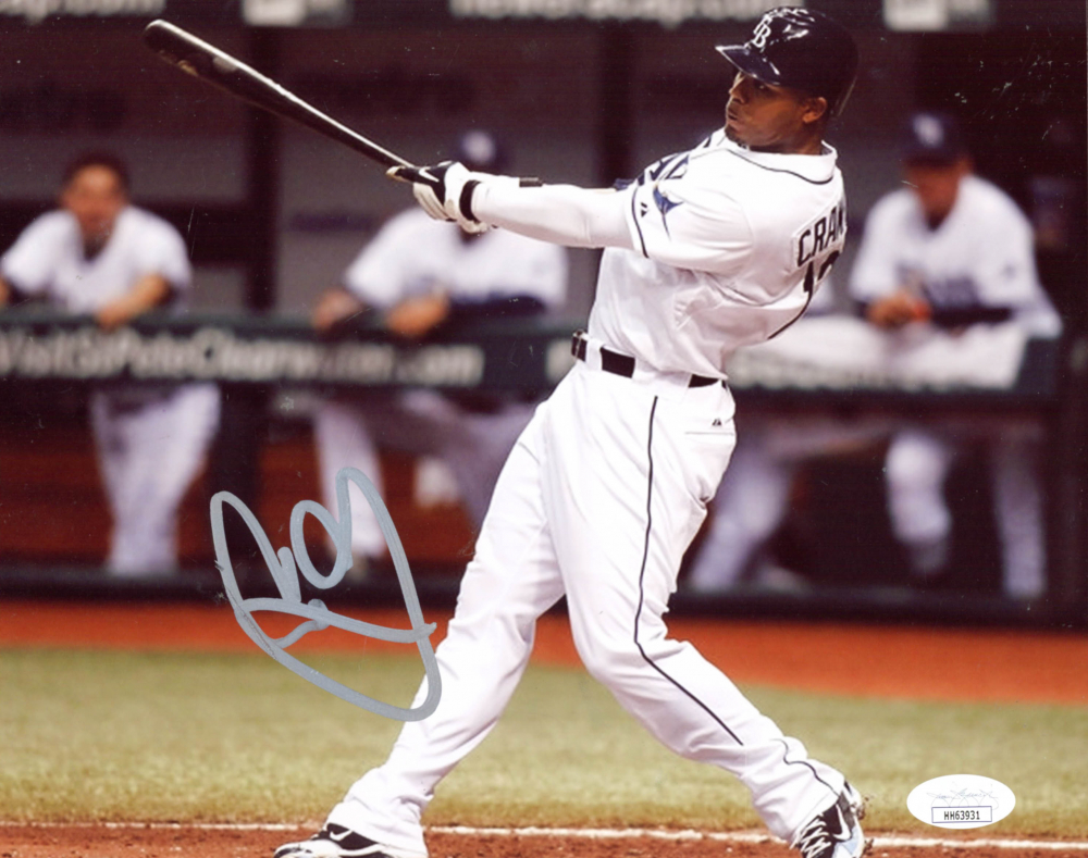 Carl Crawford Signed Rays 8x10 Photo (JSA COA) | Pristine Auction
