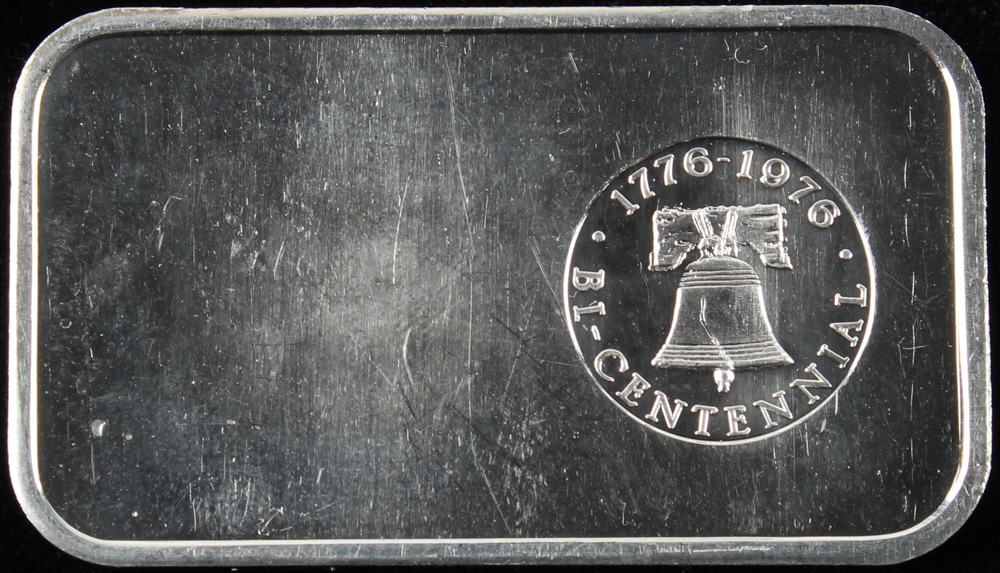 1 Ounce .999 Fine Silver 1776-1976 Bicentennial Bullion Bar | Pristine ...