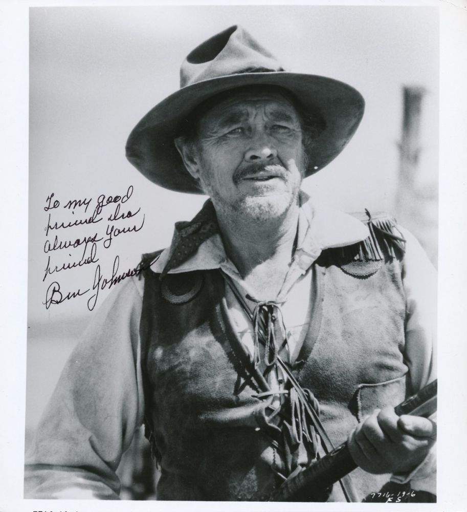 Ben Johnson Signed & Inscribed Vintage 8x8 Photo | Pristine Auction