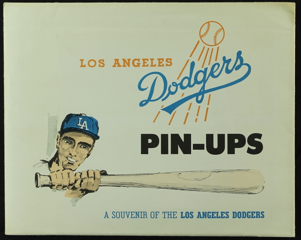 Vintage 1963 Unopened Set of Los Angeles Dodgers Pin-Ups in Souvenir ...