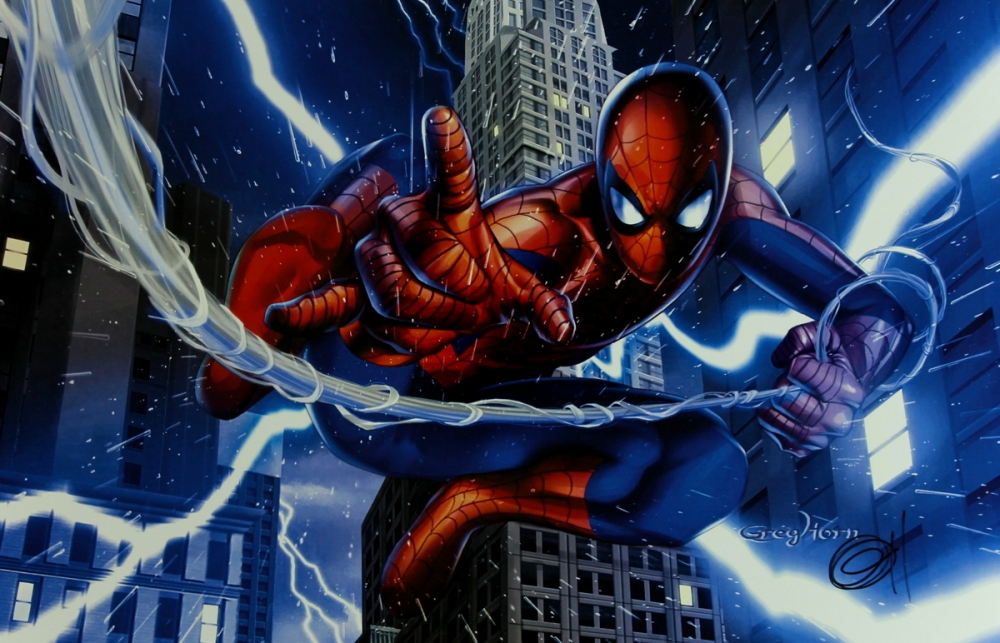 Spider-Man Limited Edition 11x17 Lithograph Hand Signed by Artist Greg ...