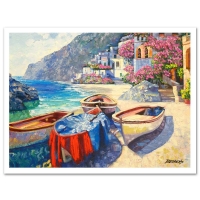 Howard Behrens Signed "Memories of Capri" Limited Edition 30" x 24 ...