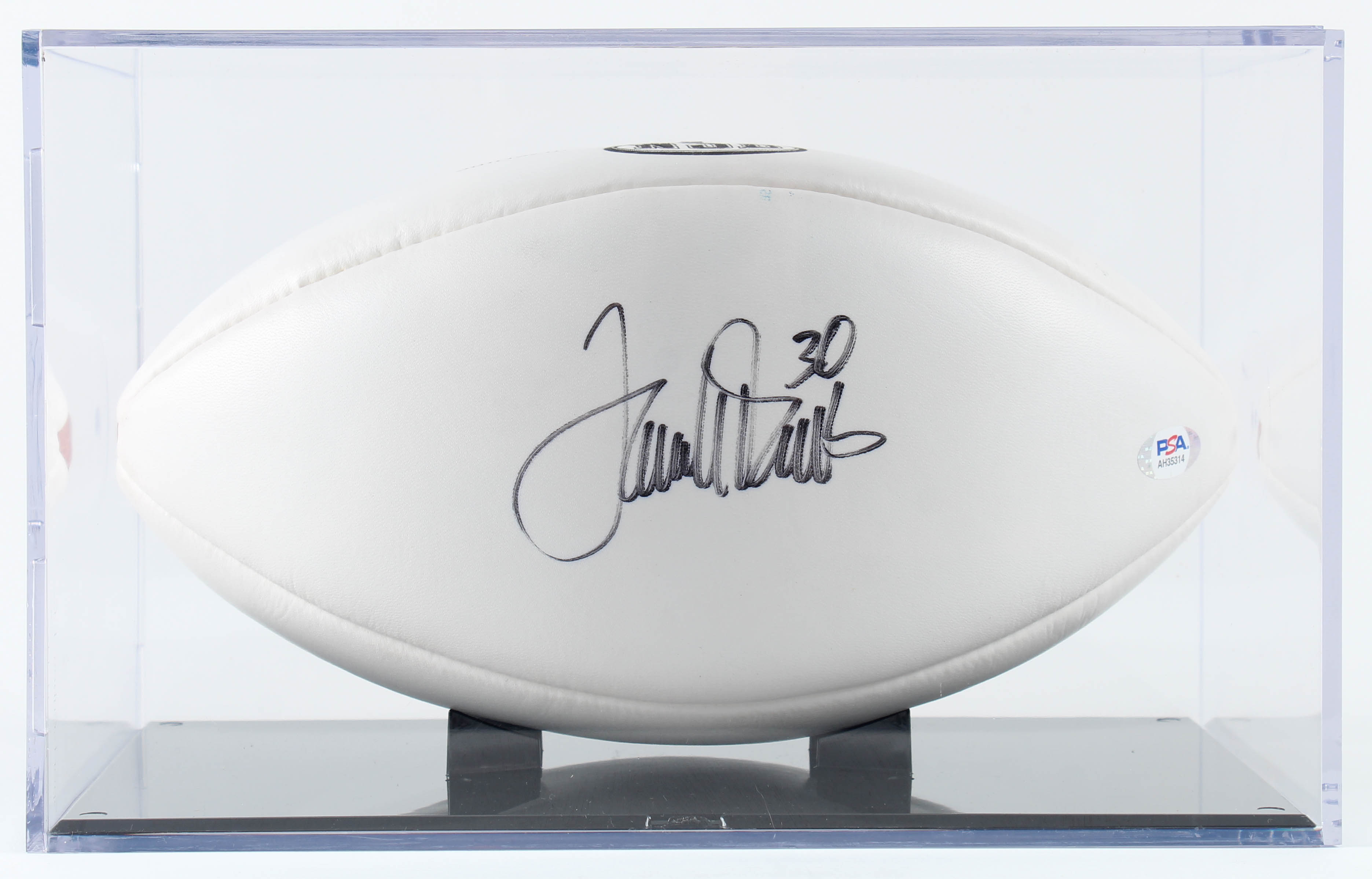 Terrell Davis Signed Nike Football With Display Case (PSA COA ...