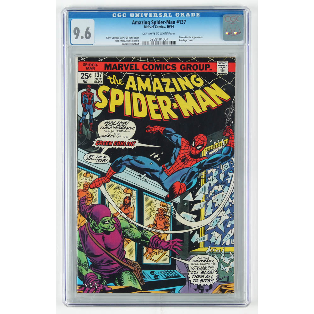1974 "The Amazing Spider-Man" Issue #137 Marvel Comic Book (CGC 9.6 ...