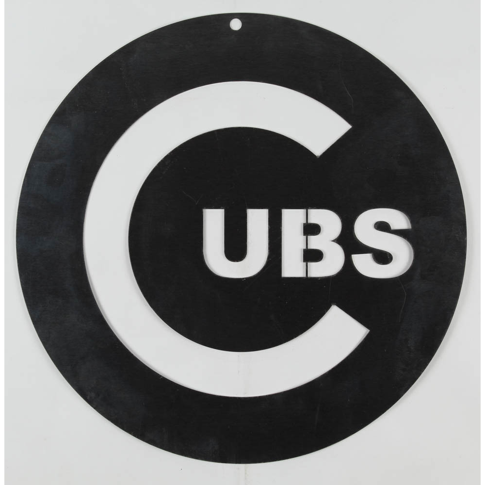 Chicago Cubs Metal Sign | Pristine Auction