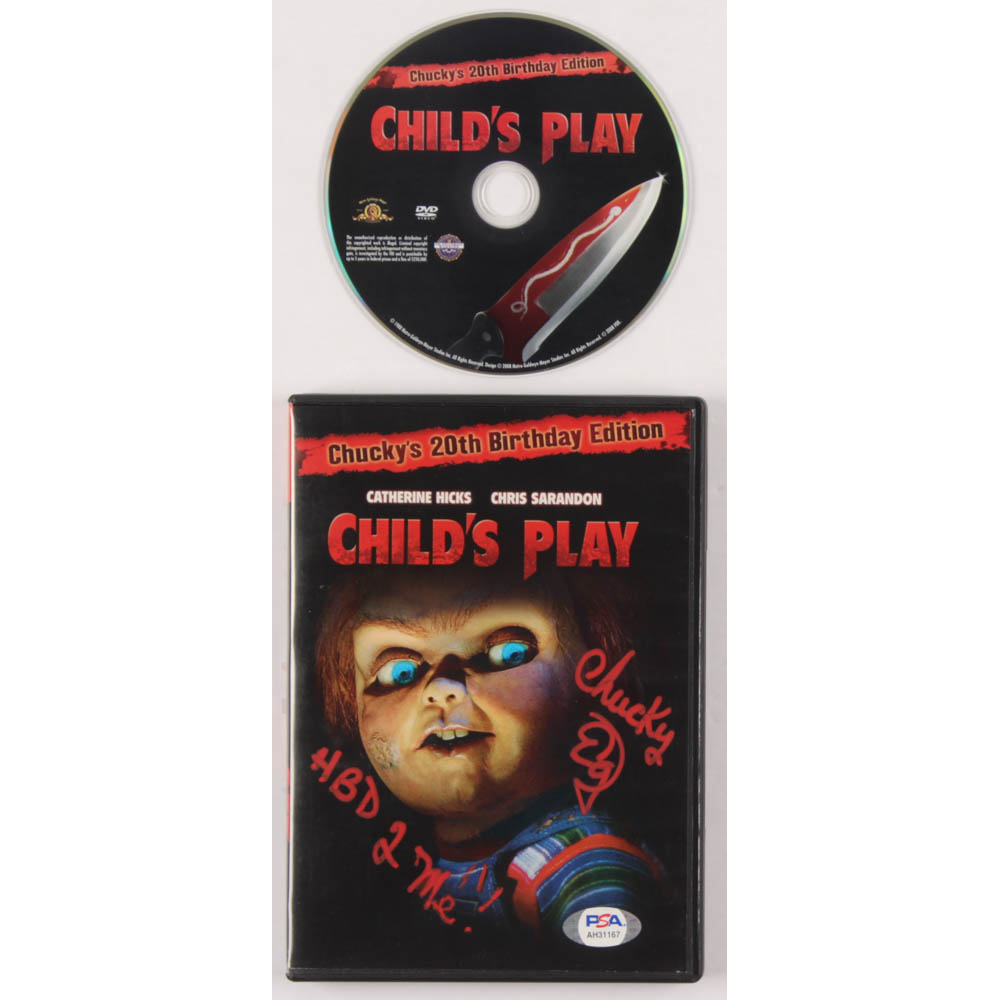 Ed Gale Signed "Child's Play" DVD Cover Inscribed "HBD 2 Me ...