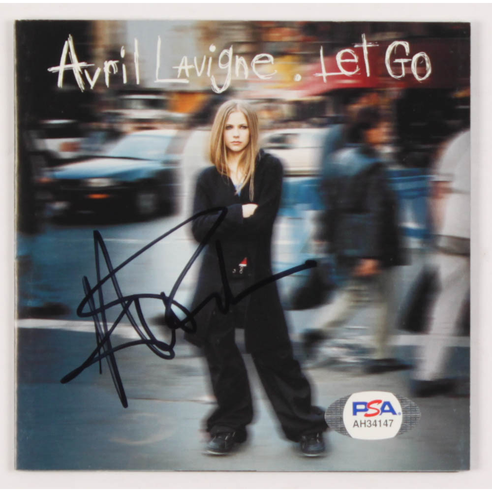 Avril Lavigne Signed "Let Go" CD Cover (PSA COA) | Pristine Auction