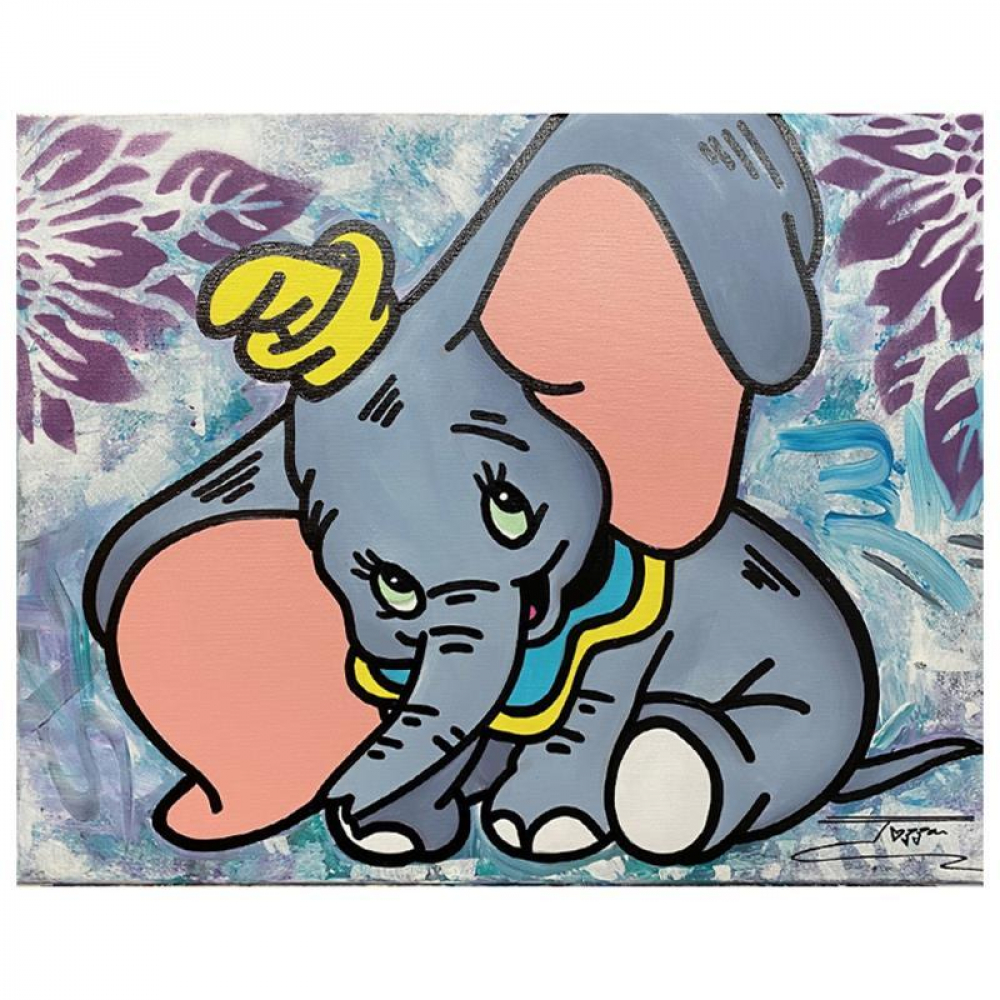 Jozza Signed "D. Collection 1128" 16x20 Original Mixed Media on Canvas ...