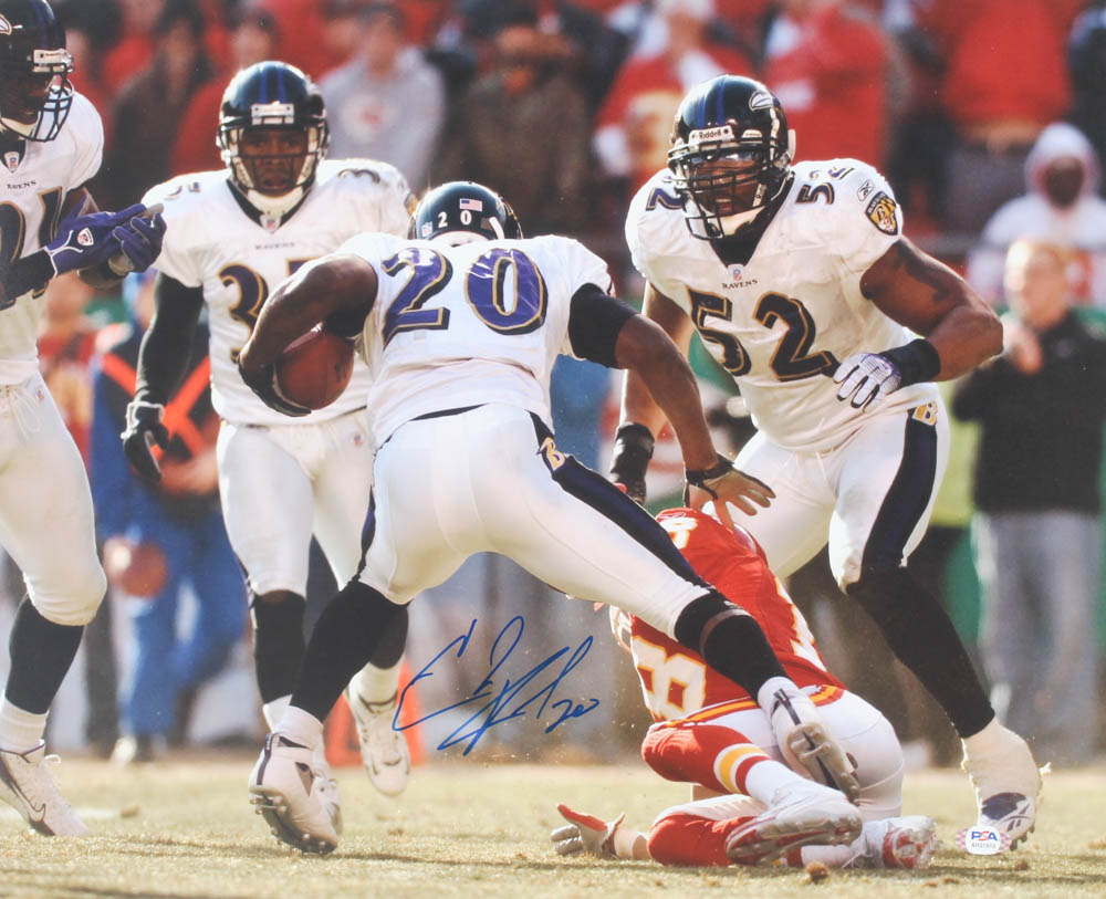 Ed Reed Signed Ravens 16x20 Photo (PSA Hologram) | Pristine Auction