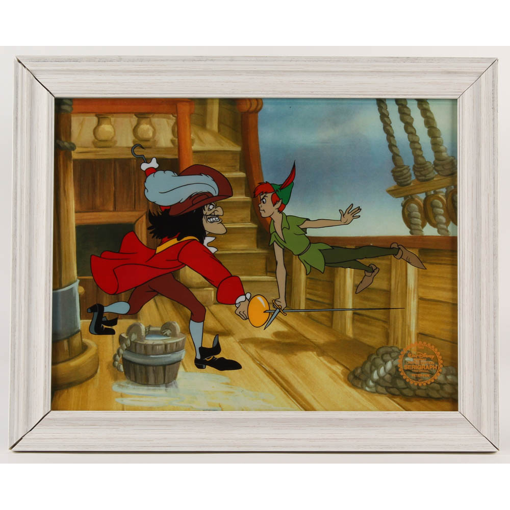 Walt Disney's "Peter Pan" 13x16 Custom Framed 2 Piece Animation ...