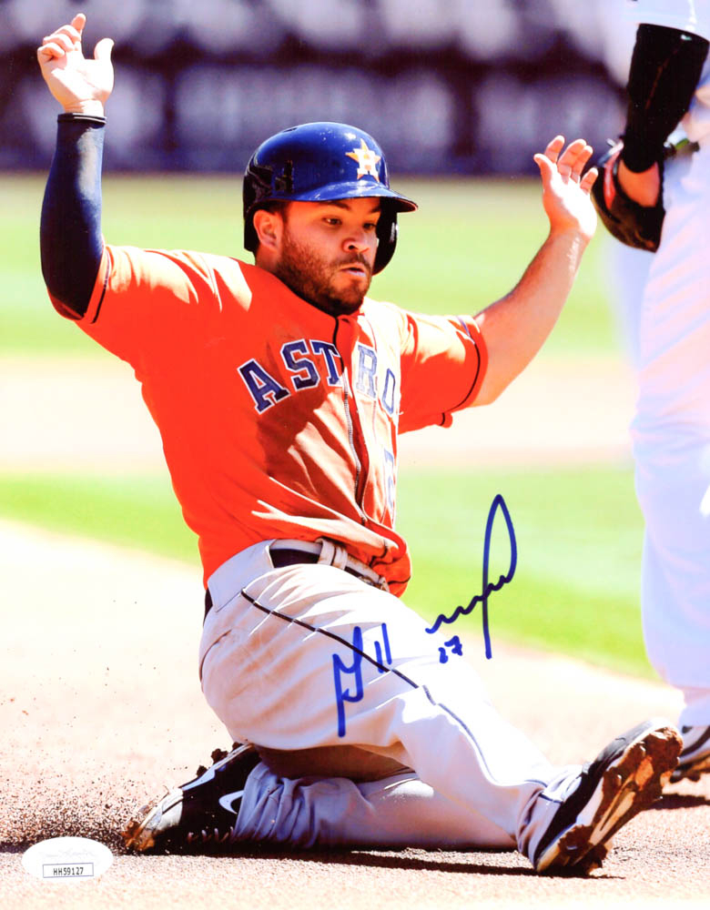 Jose Altuve Signed Atros 8x10 Photo (JSA Hologram) | Pristine Auction