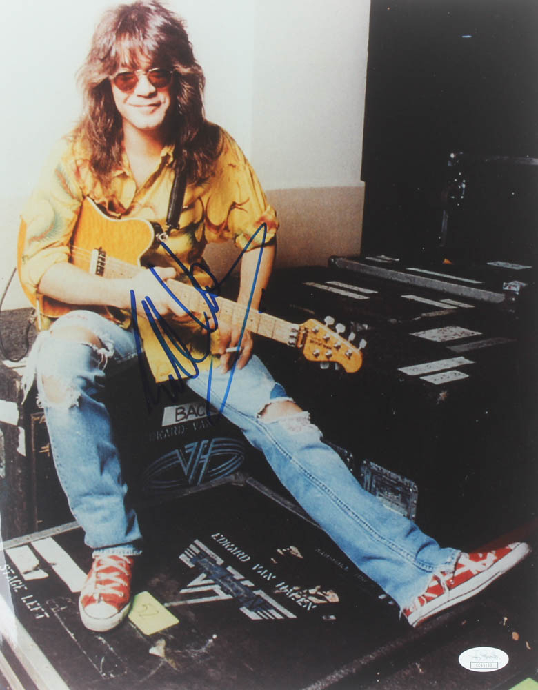 Eddie Van Halen Signed 11x14 Photo (JSA Hologram) | Pristine Auction