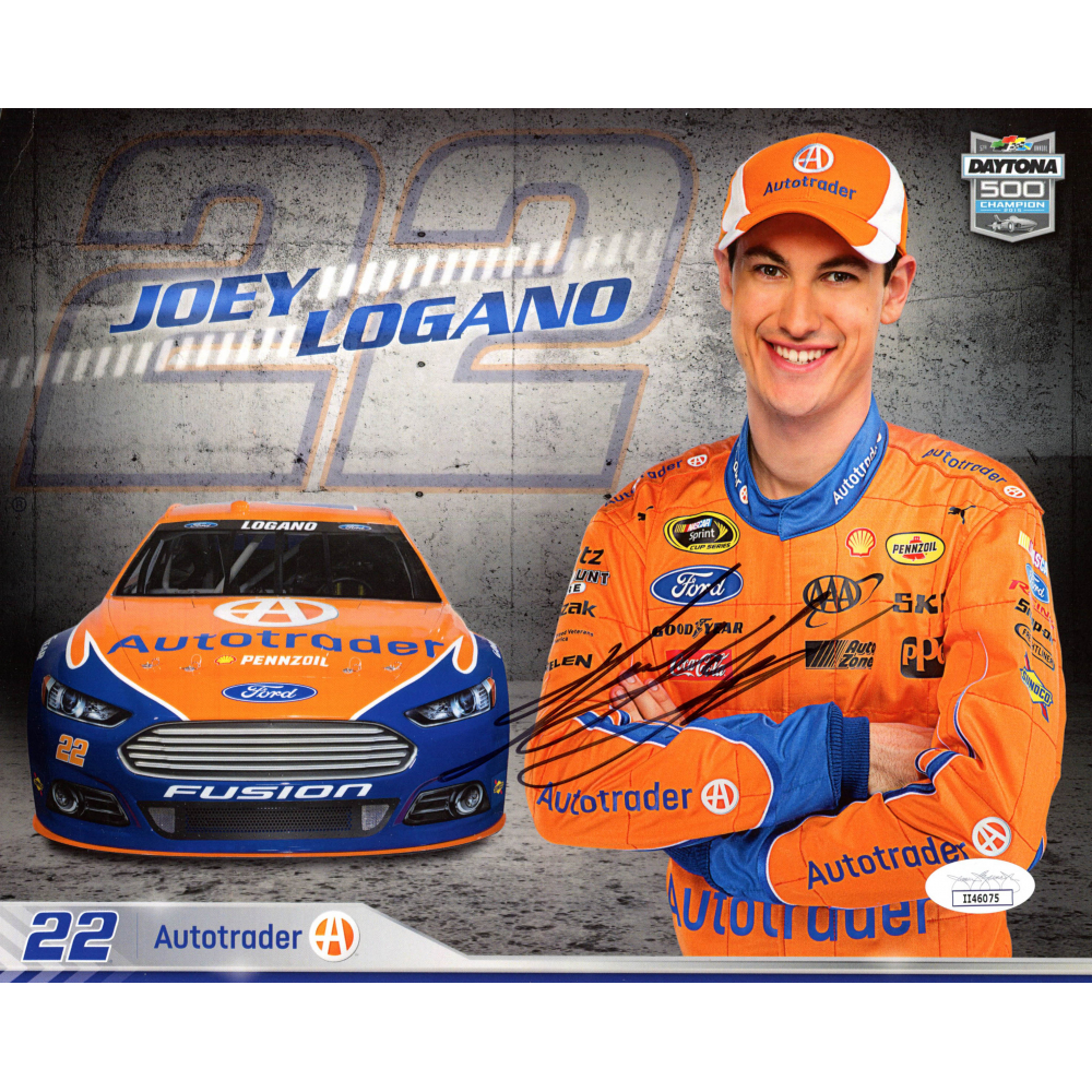 Joey Logano Signed NASCAR 8x10 Photo (JSA COA) | Pristine Auction