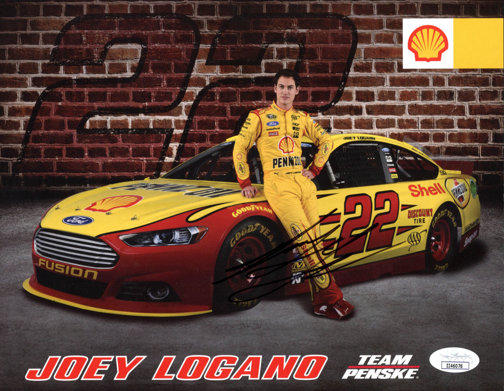 Joey Logano Signed NASCAR 8x10 Photo (JSA COA) | Pristine Auction