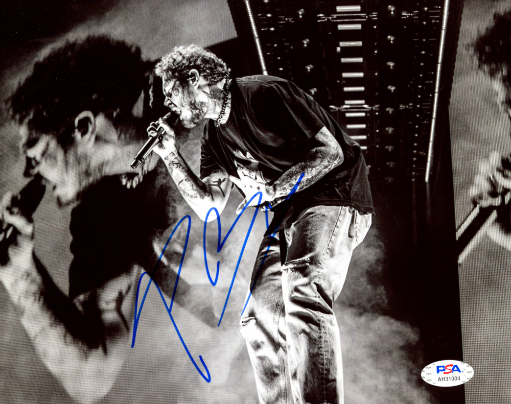 Post Malone Signed 8x10 Photo (PSA COA) | Pristine Auction