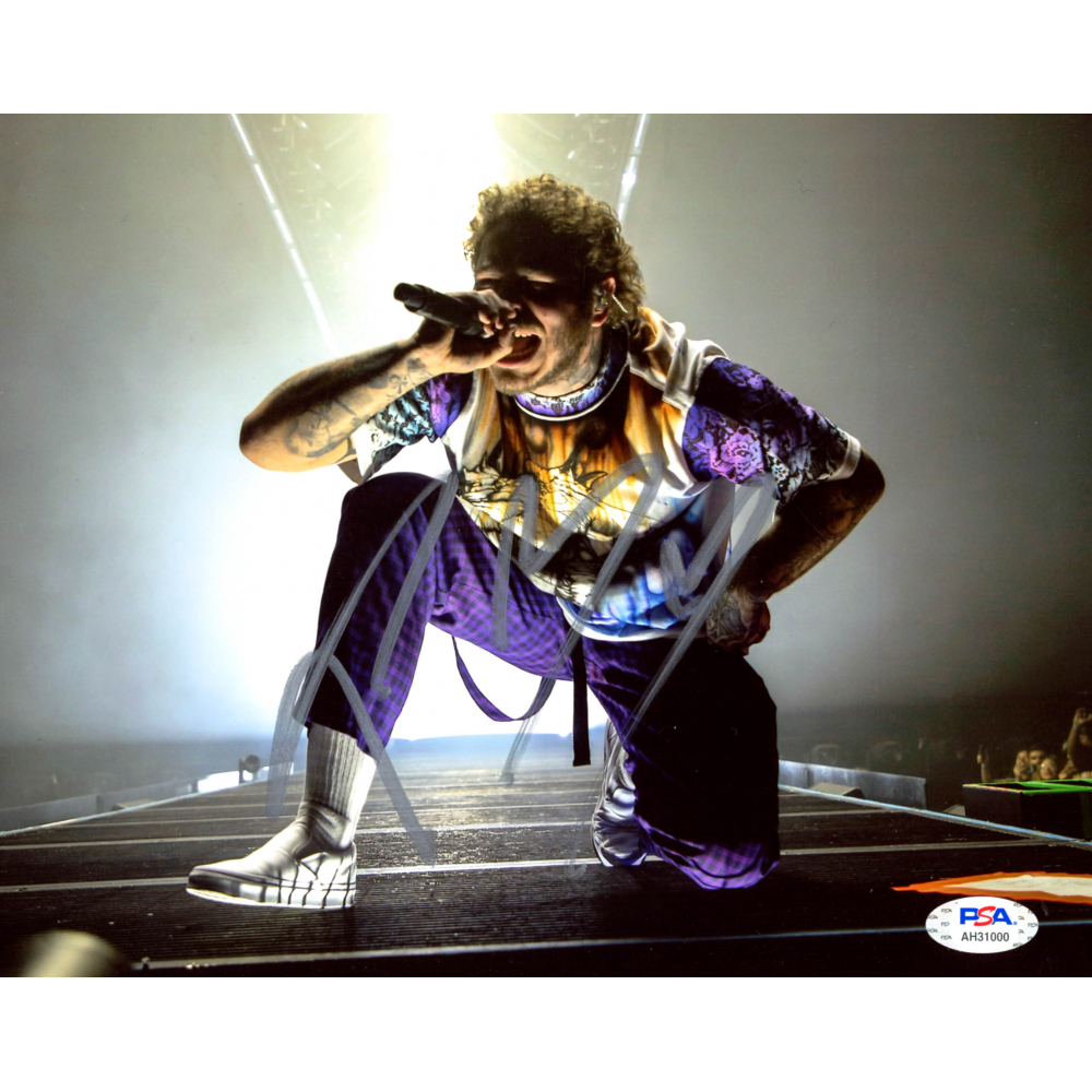 Post Malone Signed 8x10 Photo (PSA COA) | Pristine Auction