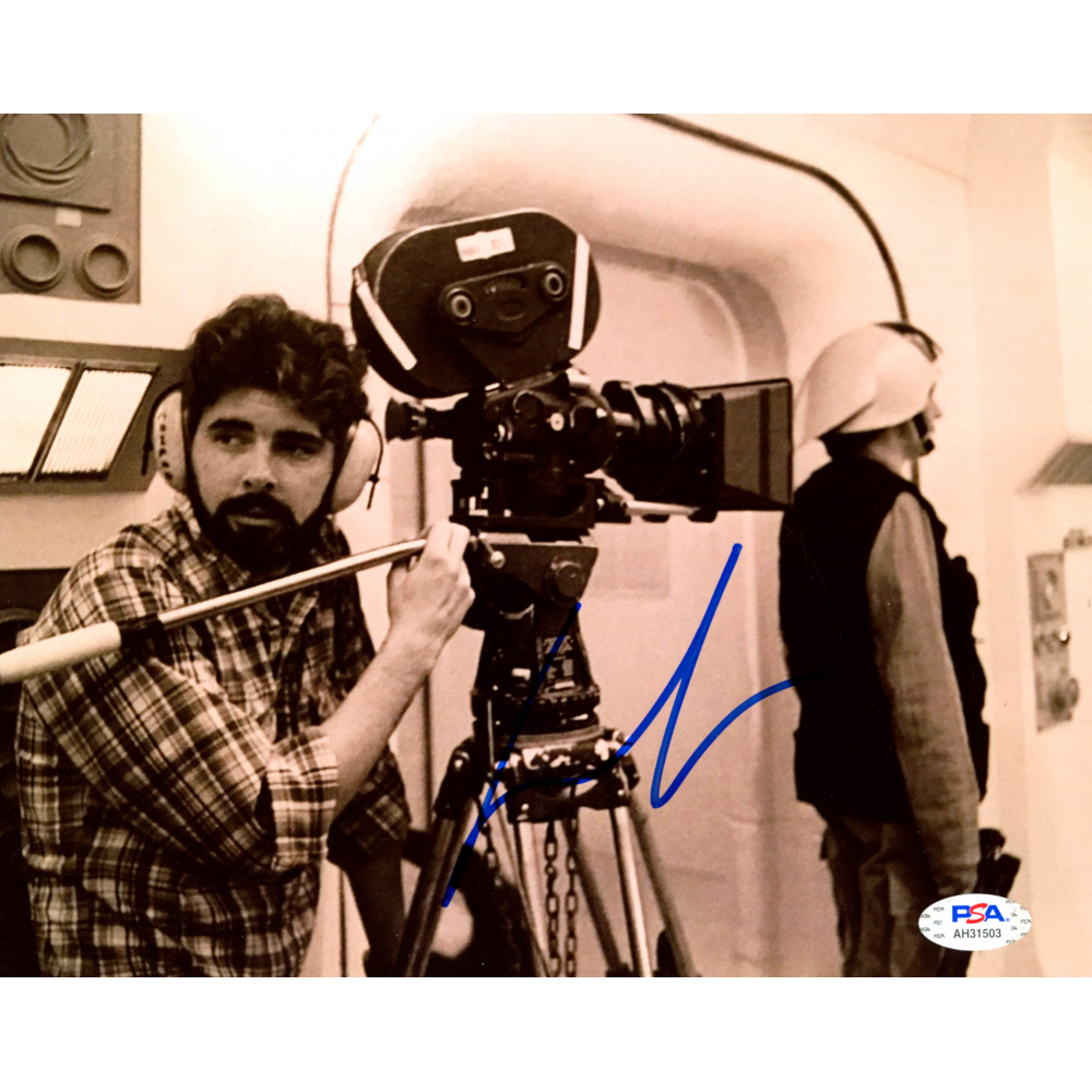 George Lucas Signed "Star Wars" 8x10 Photo (PSA COA) | Pristine Auction