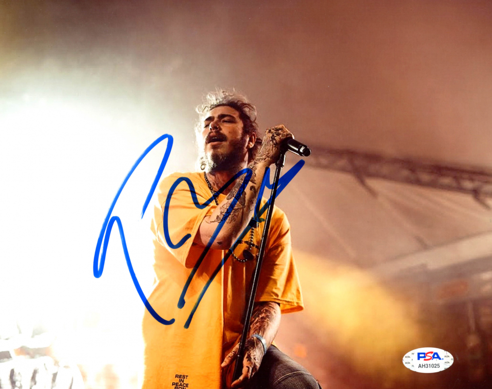 Post Malone Signed 8x10 Photo (PSA COA) | Pristine Auction
