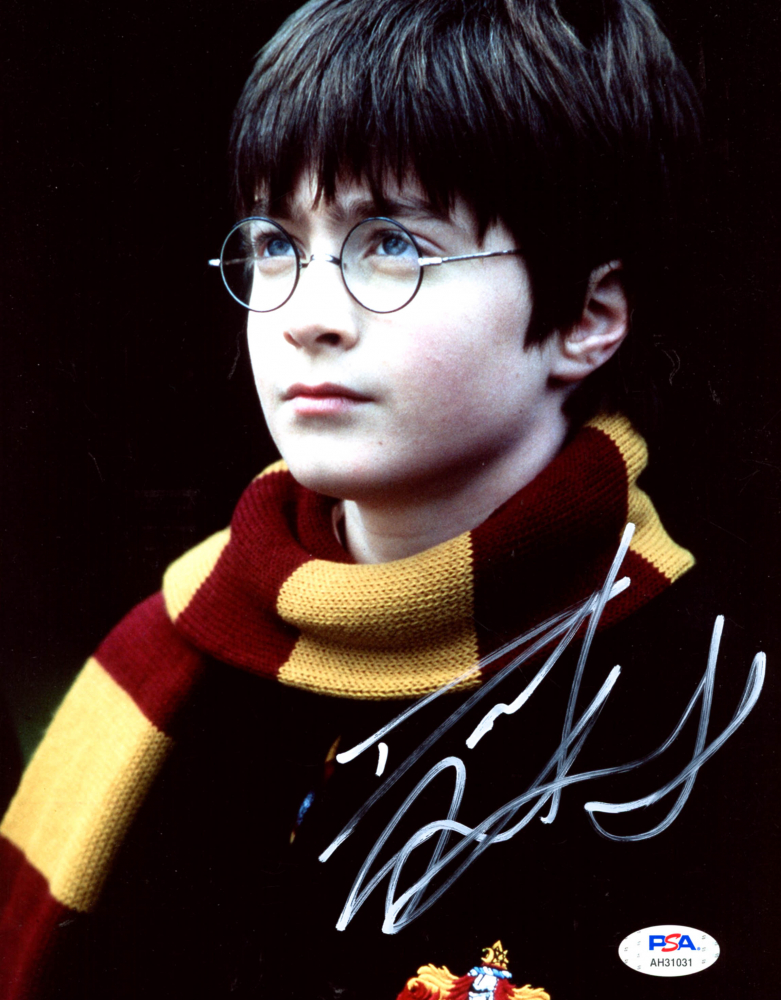 Daniel Radcliffe Signed "Harry Potter & The Sorcerer's Stone" 8x10 ...