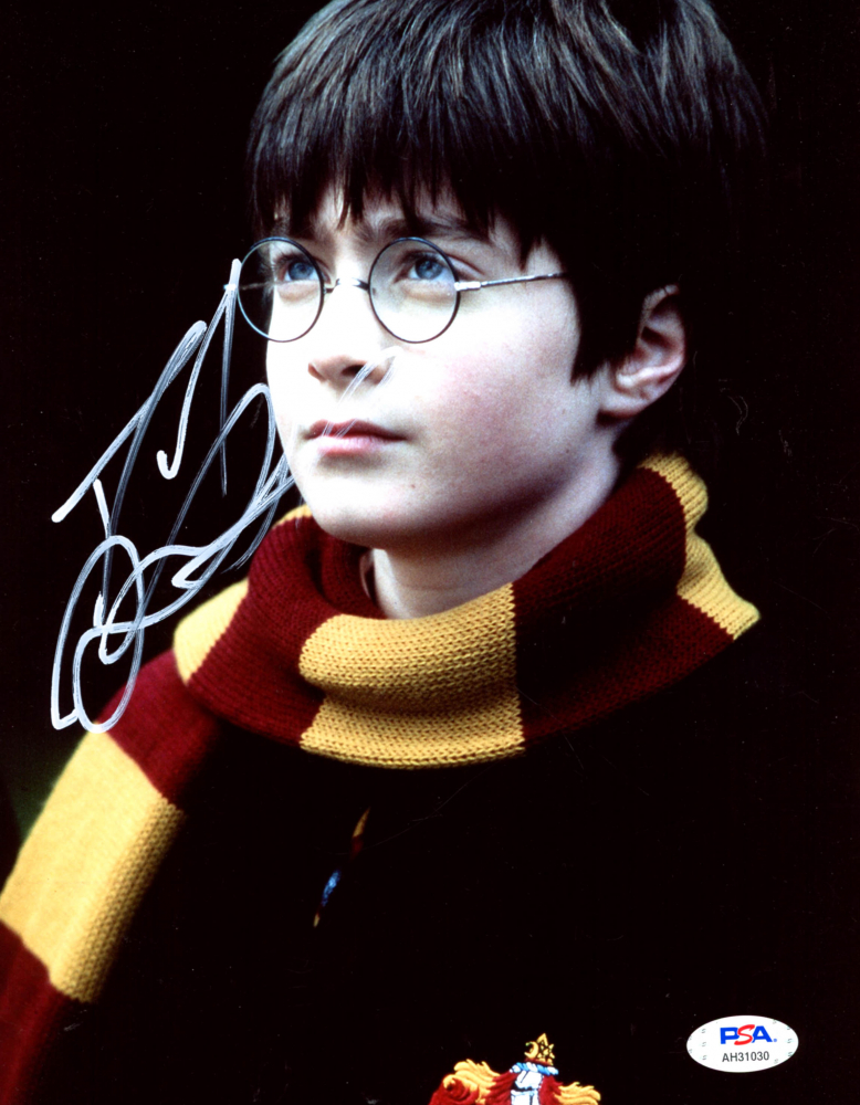 Daniel Radcliffe Signed "Harry Potter & The Sorcerer's Stone" 8x10 ...