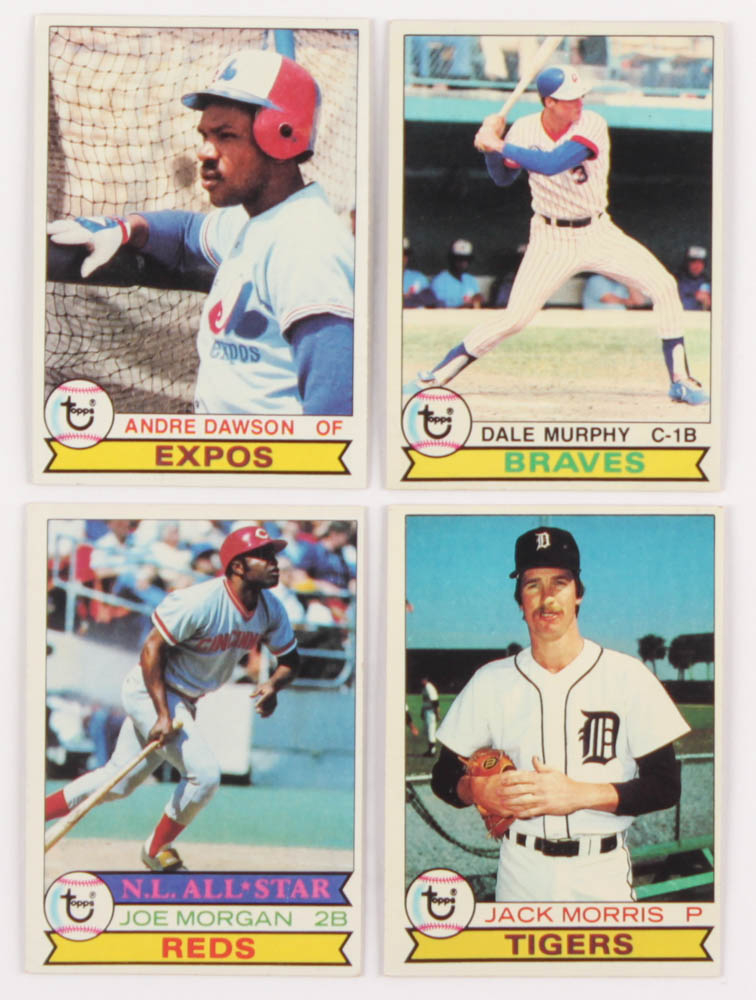 Lot of (75) 1979 Topps Baseball Cards with Jack Morris #251, Joe Morgan ...