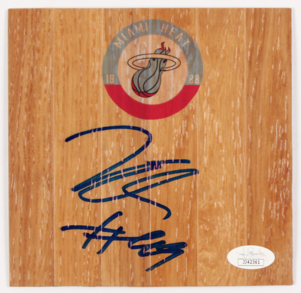 Jae Crowder Signed Heat 6x6 Logo Floorboard (JSA COA) | Pristine Auction