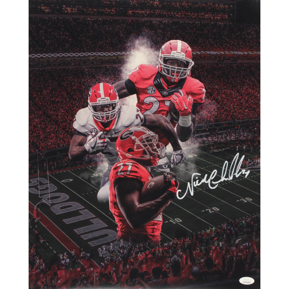 Nick Chubb Signed Georgia Bulldogs 16x20 Photo (JSA Hologram ...